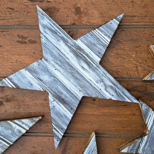 Rustic Barn Wood Star / Barn Wood Decor / Handmade Farmhouse Style Star ...