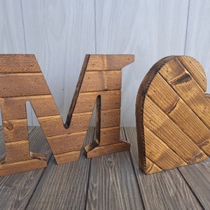 Personalized Rustic Barn Wood Letters / Large Custom Handmade Farmhouse ...