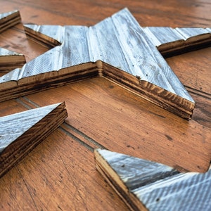 Rustic Barn Wood Stars Set / Barn Wood Decor / Set of Five Large ...