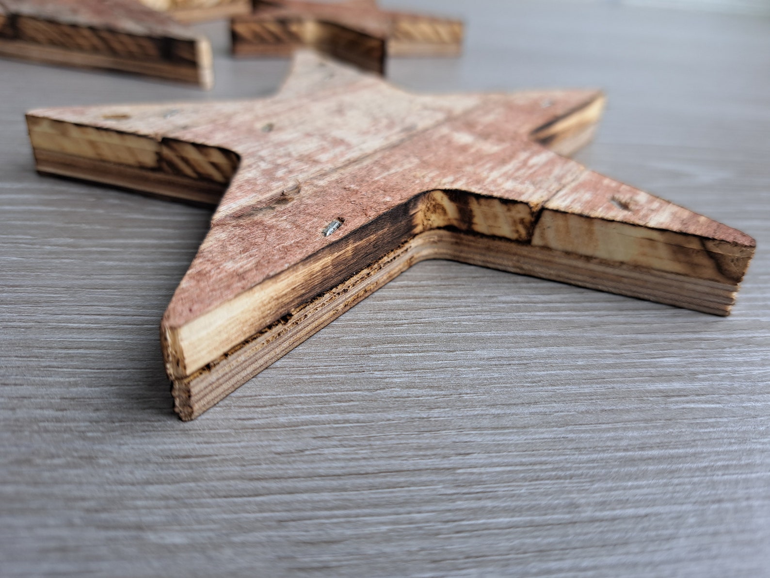 Rustic Barn Wood Stars Set / Barn Wood Decor / Set of Five - Etsy