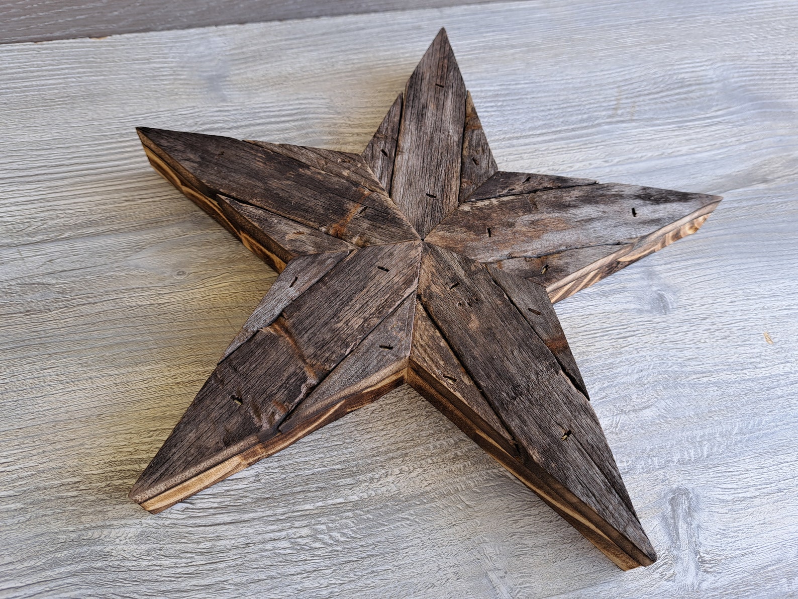 Rustic Barn Wood Star / Barn Wood Decor / Handmade Farmhouse - Etsy