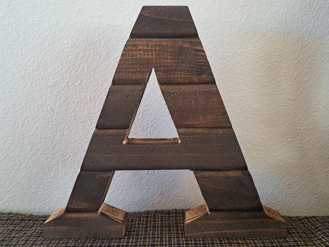 Personalized Rustic Barn Wood Letters / Large Custom Handmade Farmhouse ...