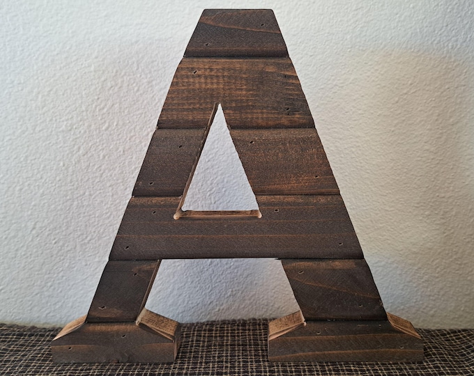 Personalized Rustic Barn Wood Letters / Large Custom Handmade Farmhouse ...