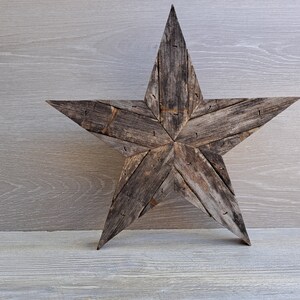 Rustic Barn Wood Star / Barn Wood Decor / Handmade Farmhouse - Etsy