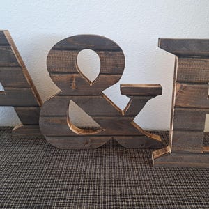 Personalized Rustic Barn Wood Letters / Large Custom Handmade Farmhouse ...