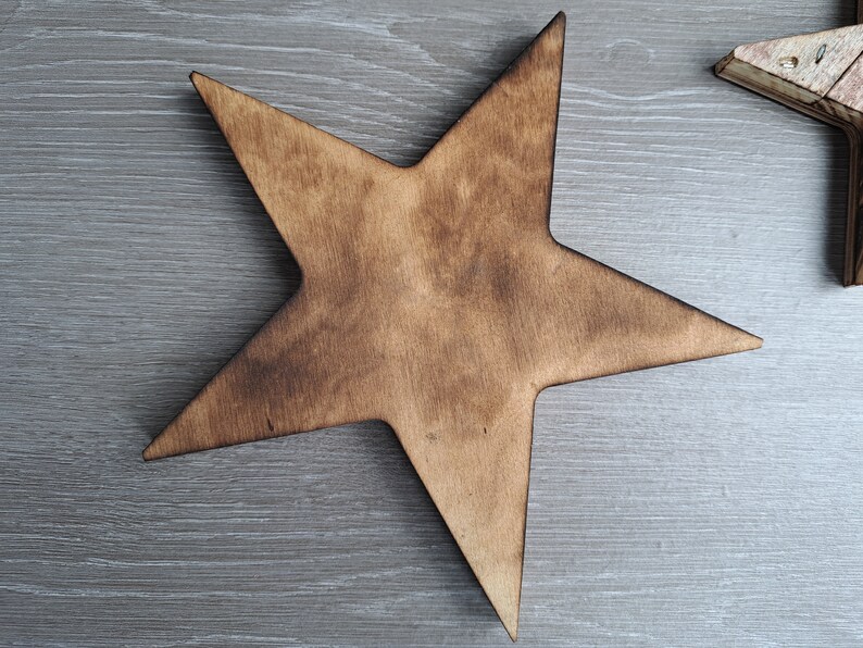 Rustic Barn Wood Star / Barn Wood Decor / Handmade Farmhouse - Etsy