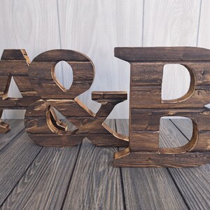 Personalized Rustic Barn Wood Letters / Large Custom Handmade Farmhouse ...