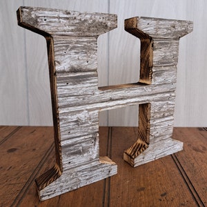 Personalized Rustic Barn Wood Letters / Large Custom Handmade Farmhouse ...