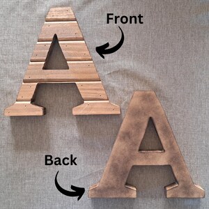 Personalized Rustic Barn Wood Letters / Large Custom Handmade Farmhouse ...