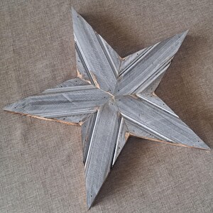 Rustic Barn Wood Star / Barn Wood Decor / Handmade Farmhouse Style Star ...