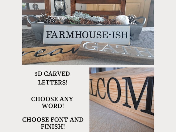 Make Your Own Wooden Signs Farmhouse