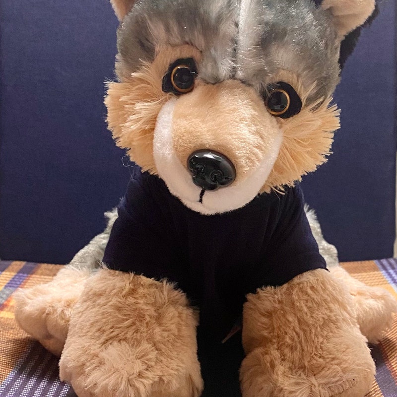 Stuffed Wolf - Etsy
