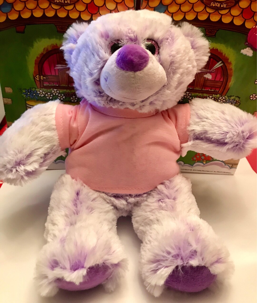 Lavender Bear Singing Stuffed Animal - Etsy