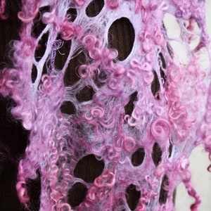 2 Oz Viscose Rose Fiber for Wet Felting, Spinning, and Mixed Media ...