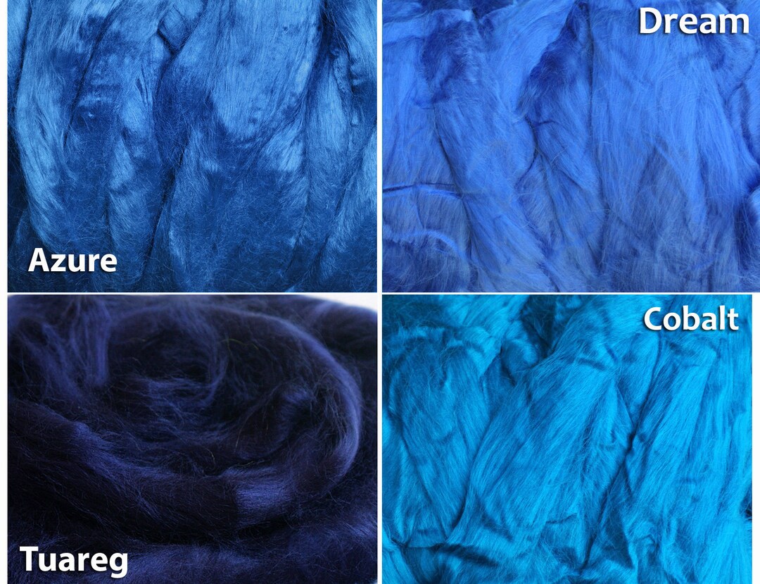 2 Oz Viscose Fiber Extra Fine Wet Felting Supplies Spinning Spin Fiber ...