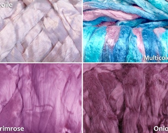Rose Fiber Top Sliver Roving Spinning Felting 1 Oz - Etsy