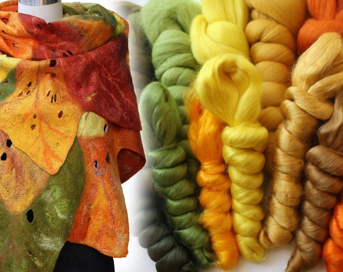 7 Oz Australian Merino Wool Roving 7 Colors Extra Fine 19 Microns ...