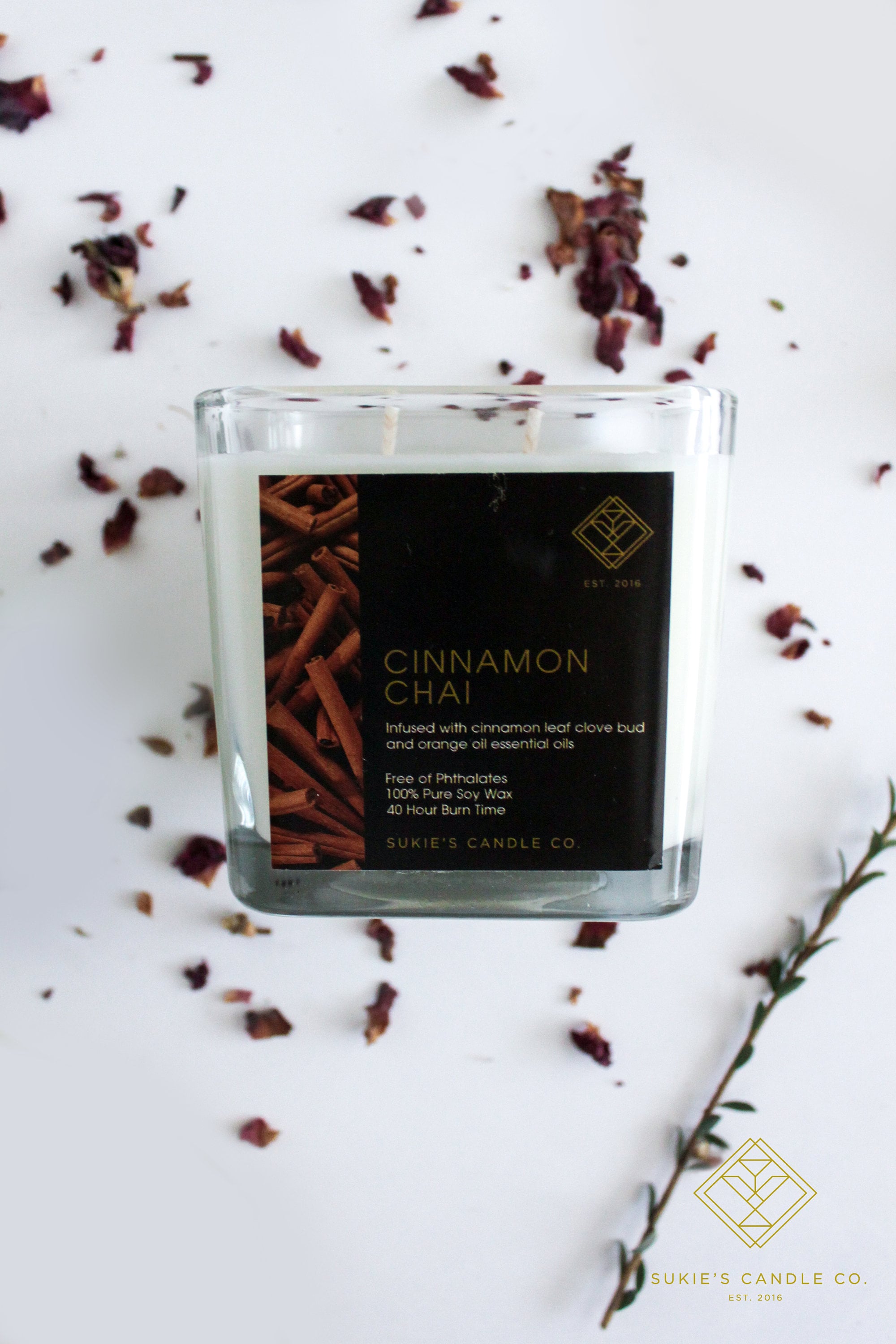 Cinnamon Chai 100% Pure Soy Double Wick Candle - Etsy