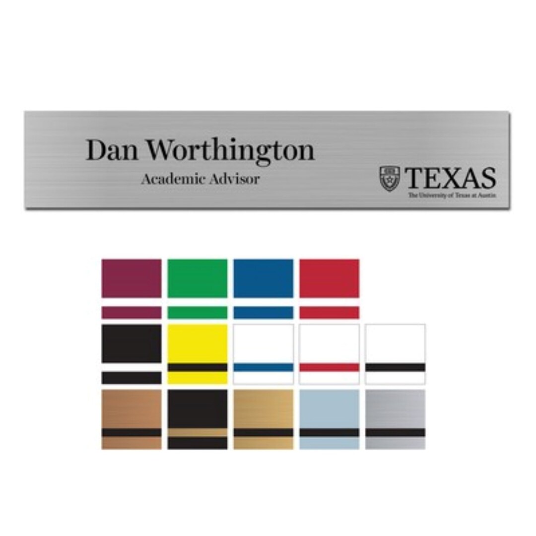 Engraved Plastic Plates, Adhesive Backing/ Custom Plastic Sign - Etsy