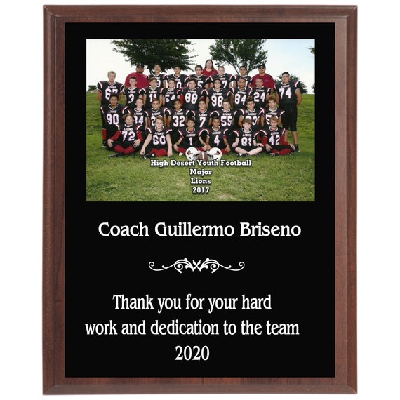 Custom Sports Plaque Team Photo Display Picture Personalized - Etsy
