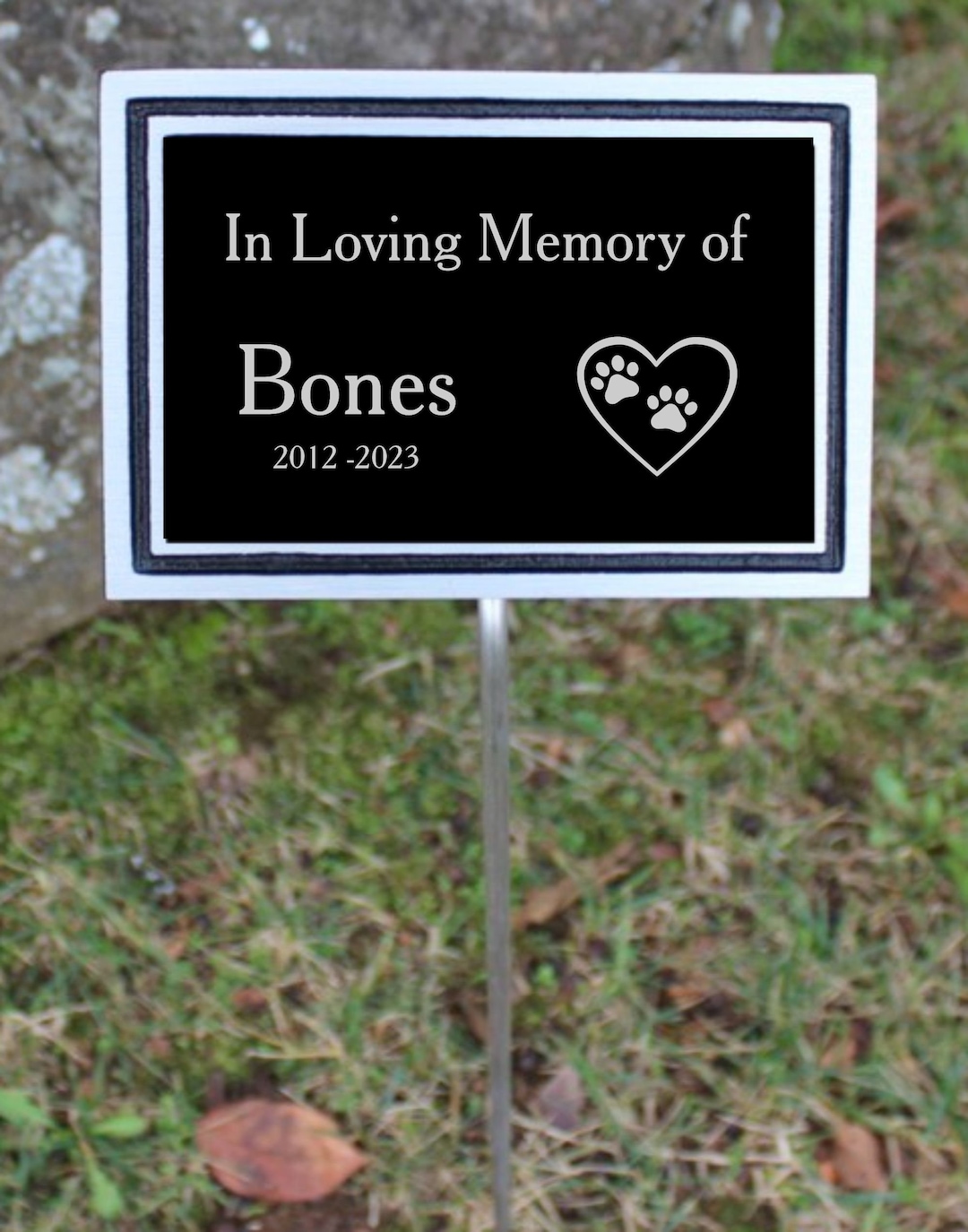 Memorial Plaque, Grave Marker, Remembrance Plaque, Outdoor, Indoor ...