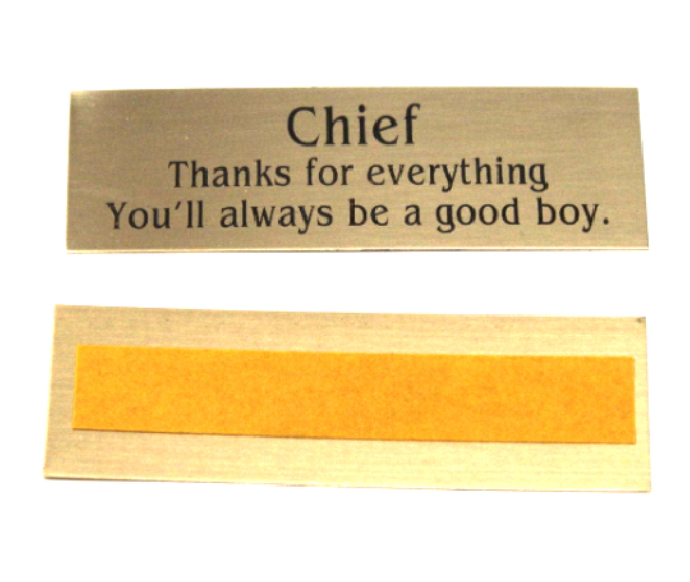 Personalized Engraved Brass Plate 1 X 3 Square - Etsy