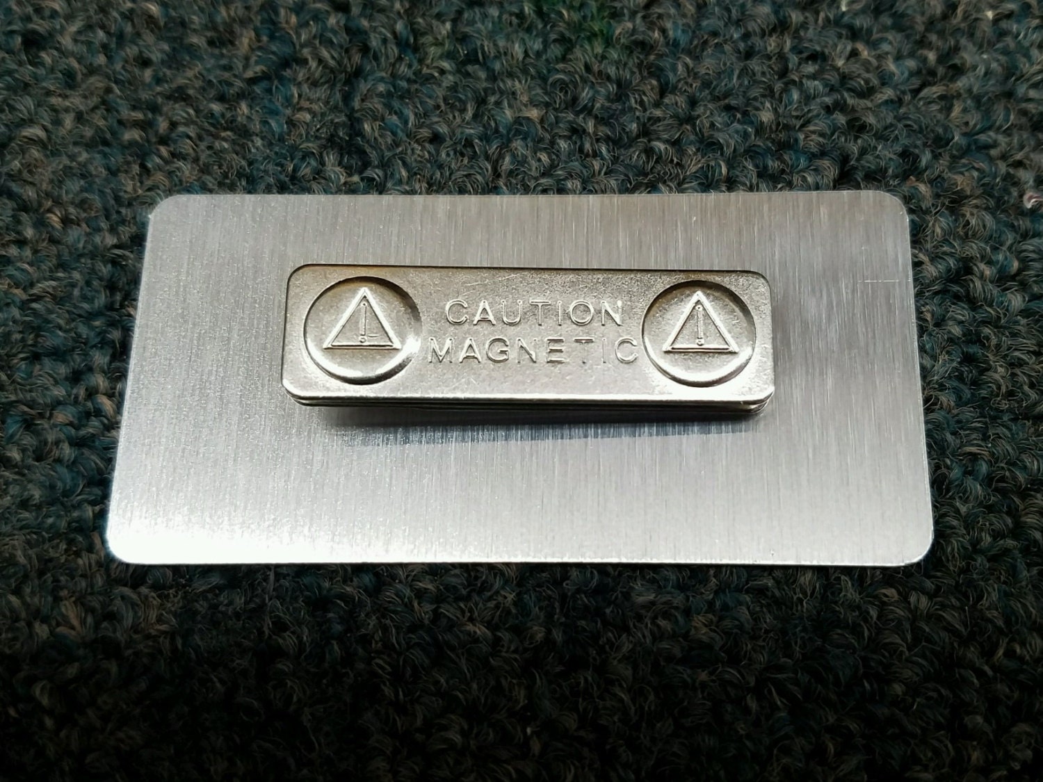 Name Tag With Magnetic Backing - Personalized Wearable - Your Logo ...