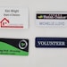 Name Tag With Magnetic Backing Personalized Wearable Your Logo Full ...