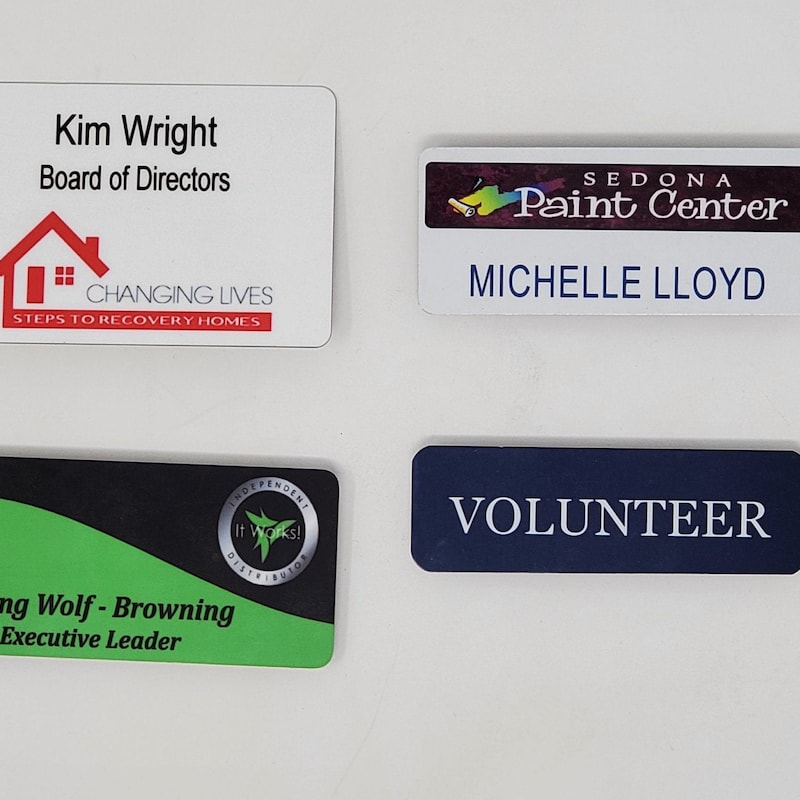 Custom Magnetic Name Tags - Etsy