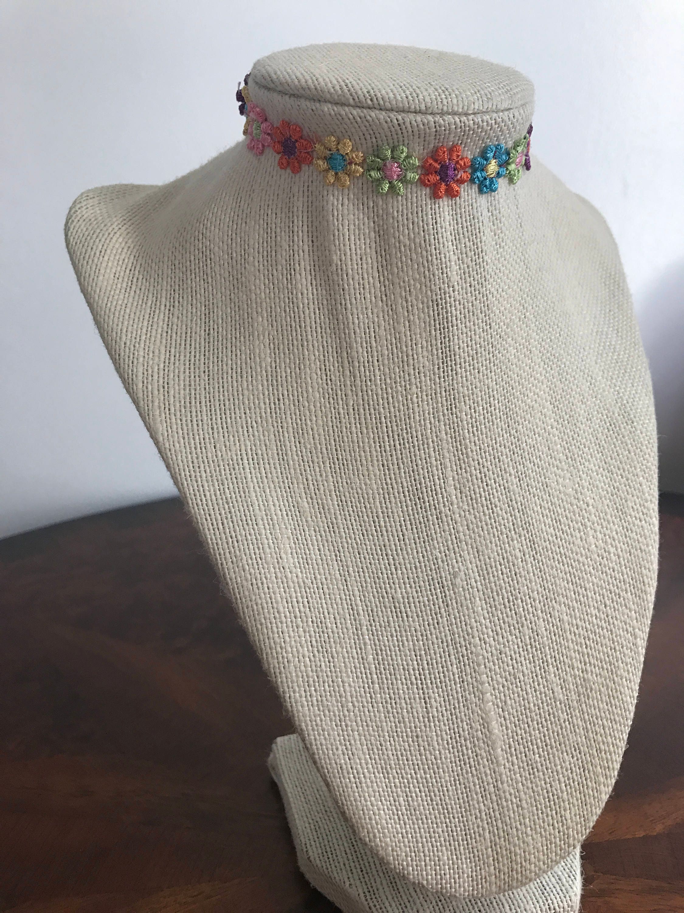 Kids Flower Necklace Kids Flower Choker Kids Choker Kids | Etsy
