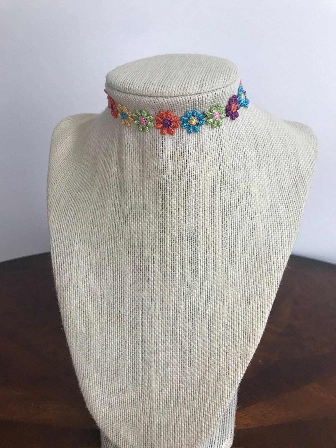 Kids Flower Necklace Kids Flower Choker Kids Choker Kids | Etsy