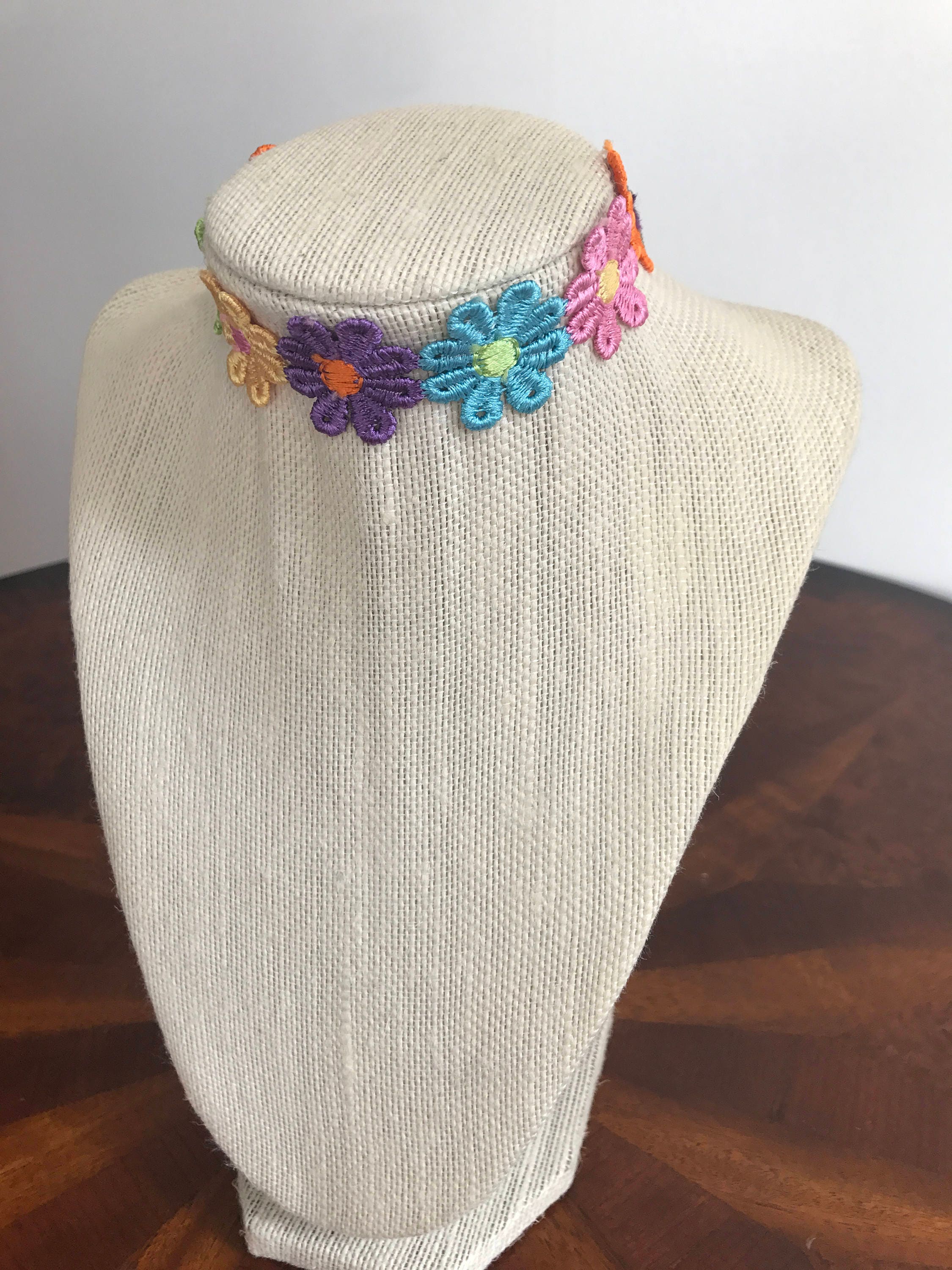 Kids Floral Choker Kids Choker Kids Choker Necklace Kids - Etsy