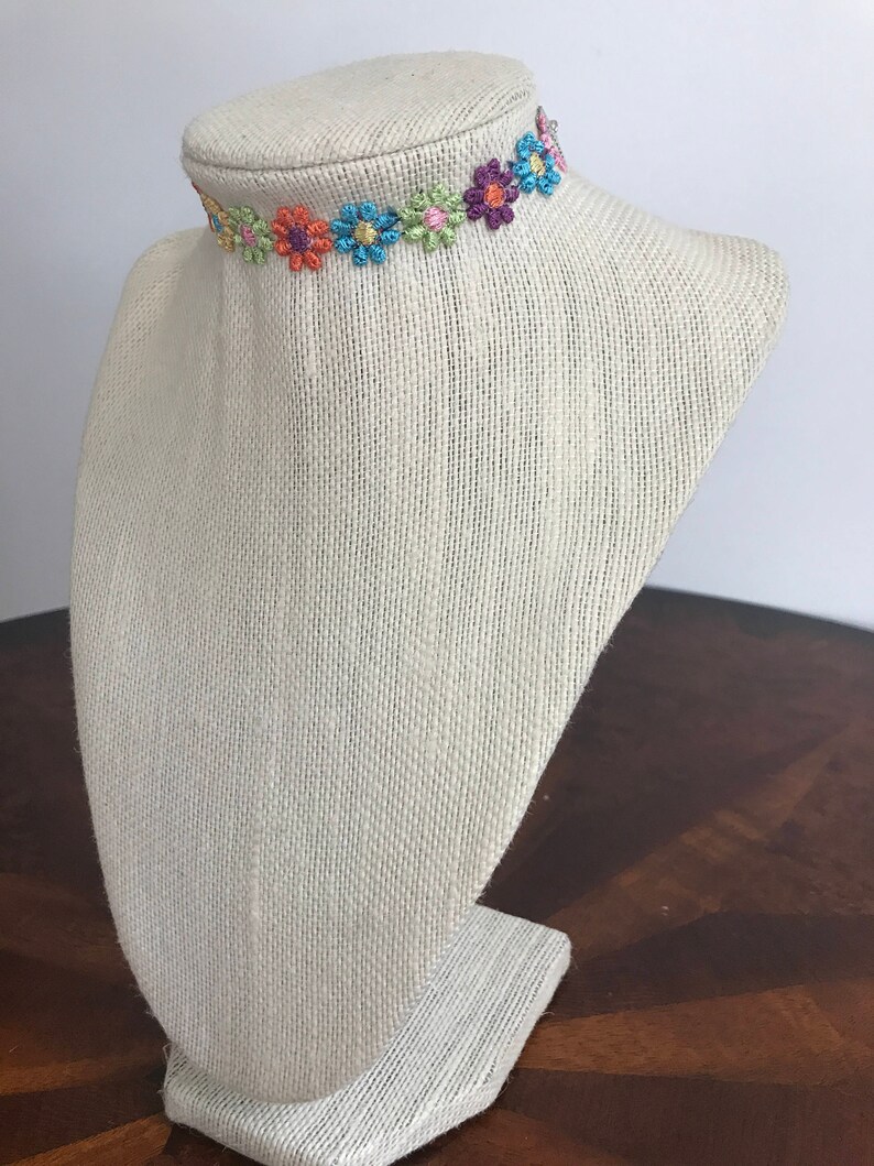 Kids Flower Necklace Kids Flower Choker Kids Choker Kids | Etsy