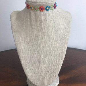 Kids Flower Necklace, Kids Flower Choker, Kids Choker, Kids Choker ...