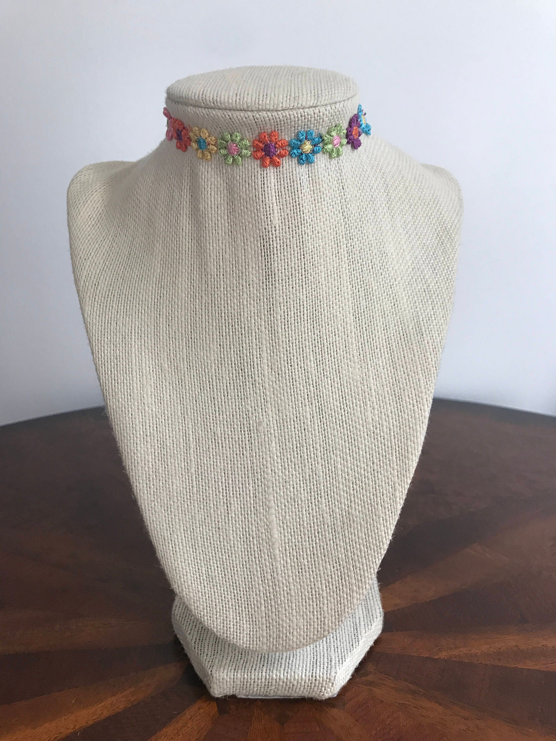 Kids Flower Necklace Kids Flower Choker Kids Choker Kids | Etsy