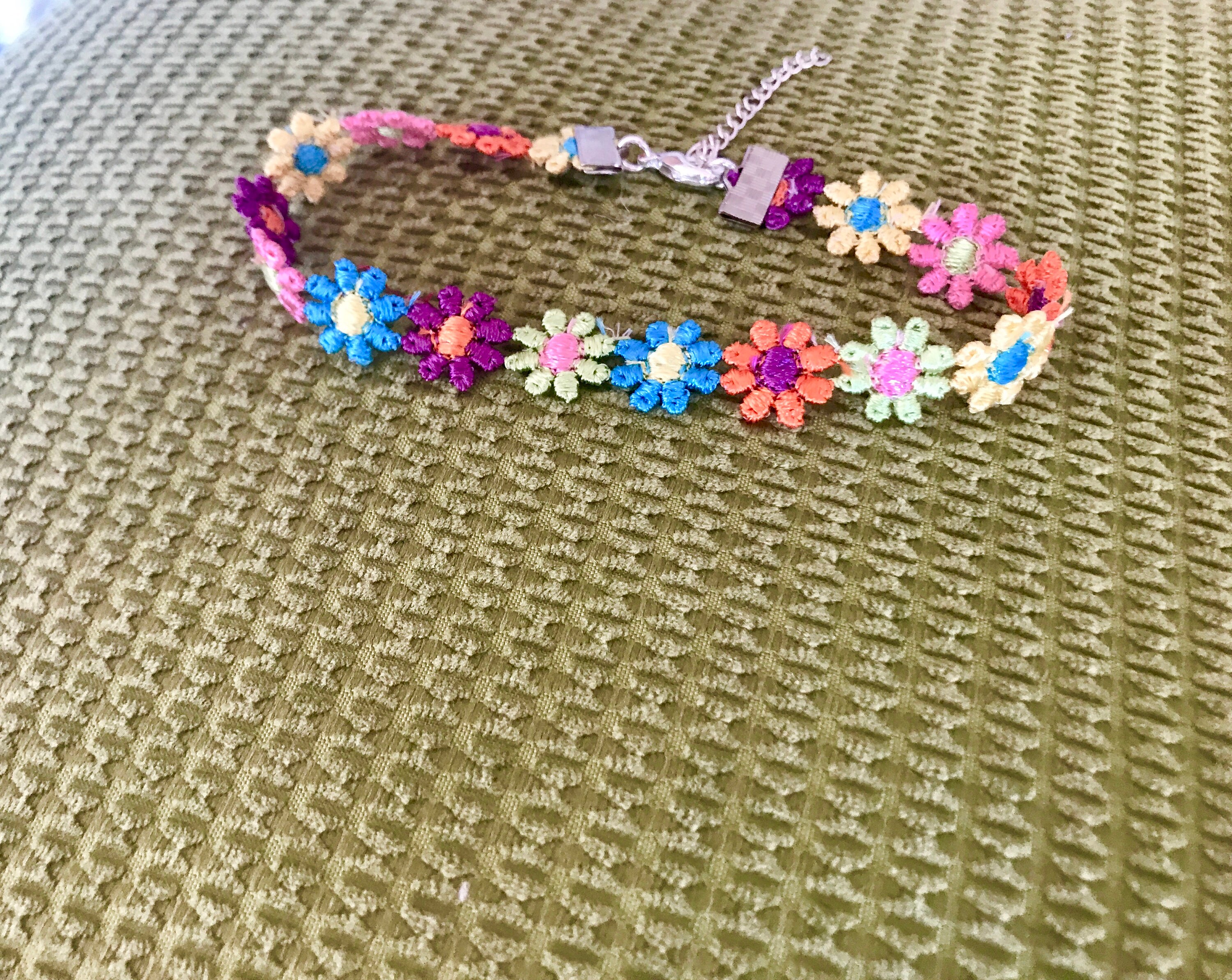 Kids Flower Necklace Kids Flower Choker Kids Choker Kids | Etsy