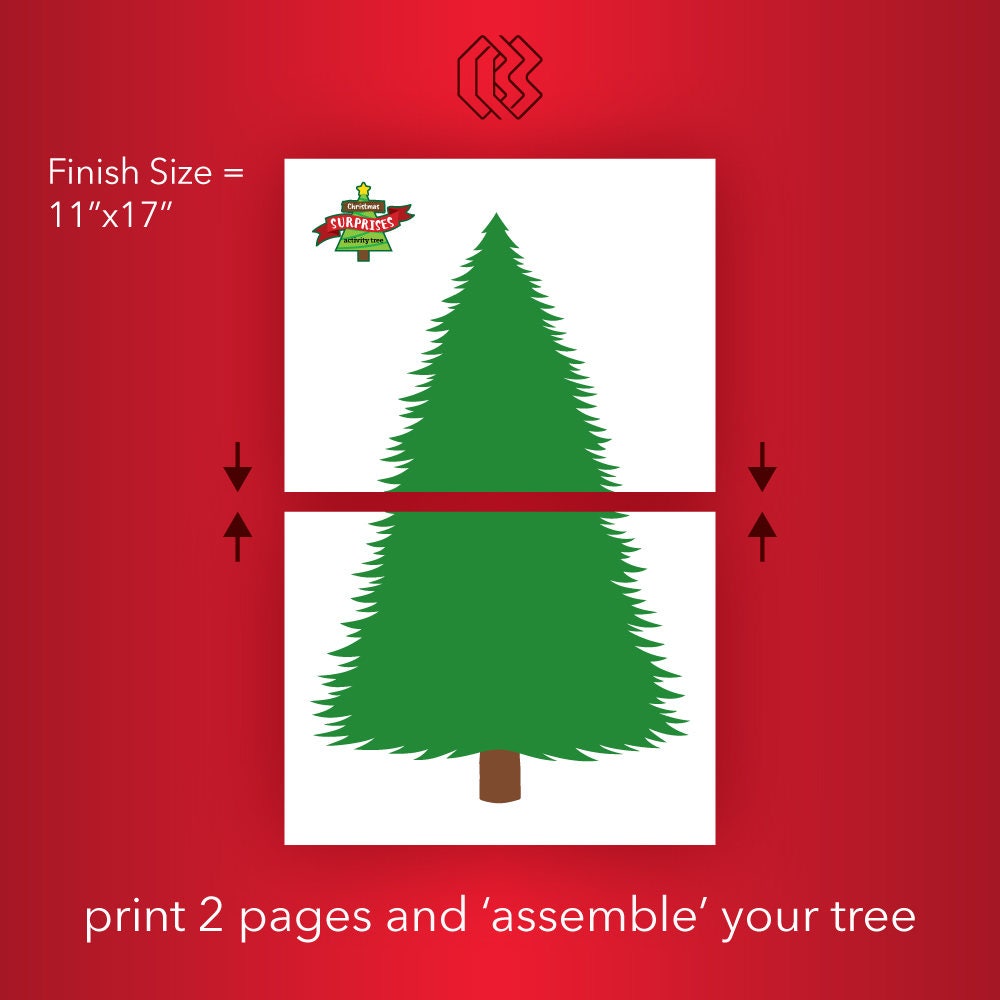Christmas Tree Activity Printable / Christmas Activity Ideas / Kids ...