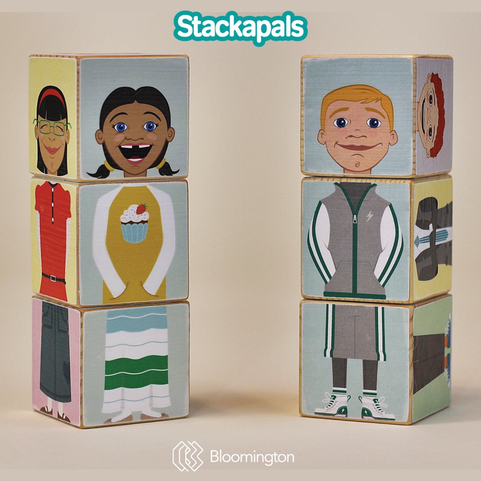 Wooden Block Printable / Homemade Toy / Paper Doll Printable ...