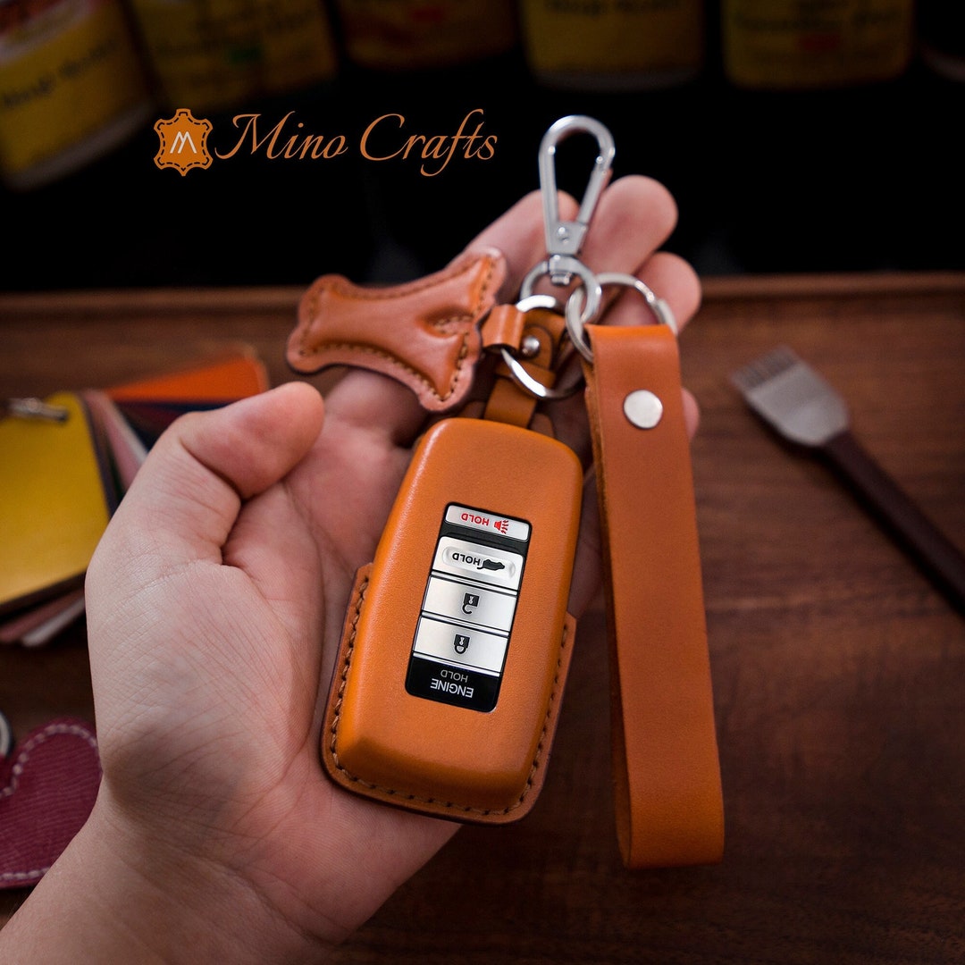 Leather Key Fob Cover for Acura Leather Key Case for Acura Mdx Cdx Nsx ...