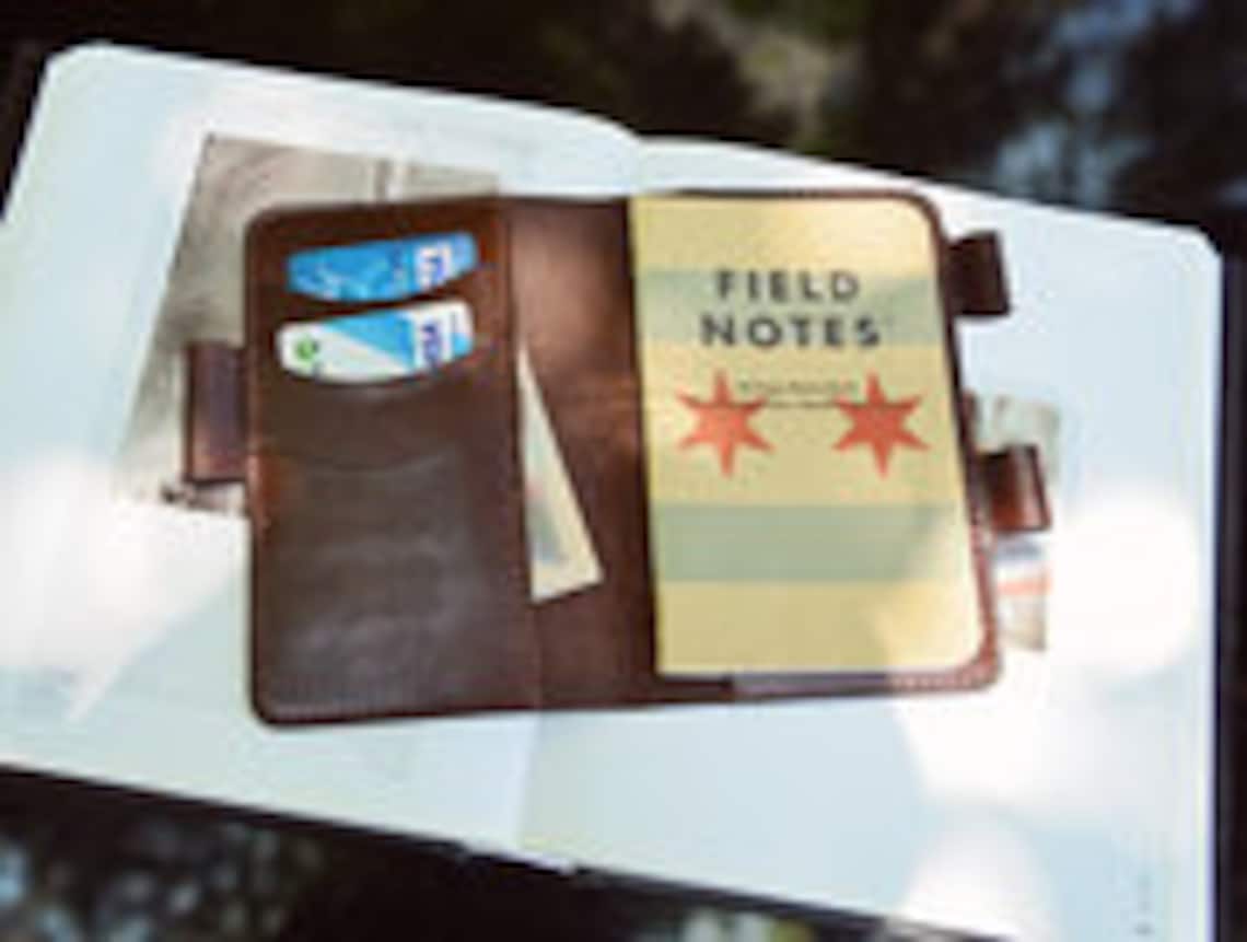 Field Notes Cover With Card Holder Field Notes Holder Field - Etsy