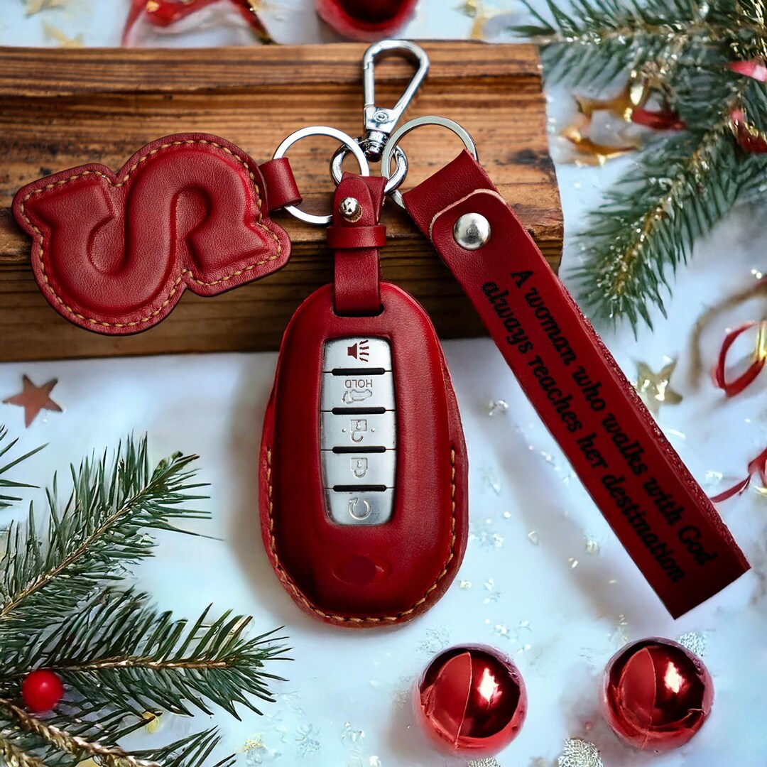 Handcrafted Key Fob Cover Leather Key Fob Cover for Q50 QX50 Q60 QX60 ...