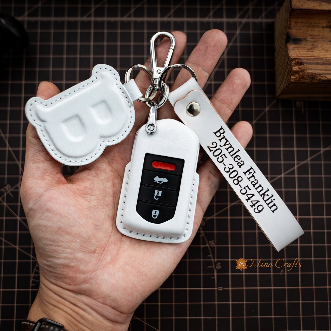 Leather Key Fob Cover for Old Acura Mdx Cdx Nsx Rdx Rlx Tlx Tlx-l With Strap and Charm - Etsy