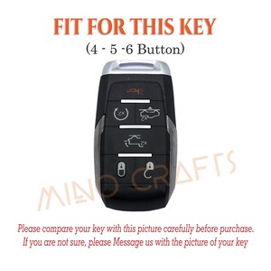 Key Fob Cover for Dodge Key Fob Cover Leather Key Cover for Dodge 1500 ...