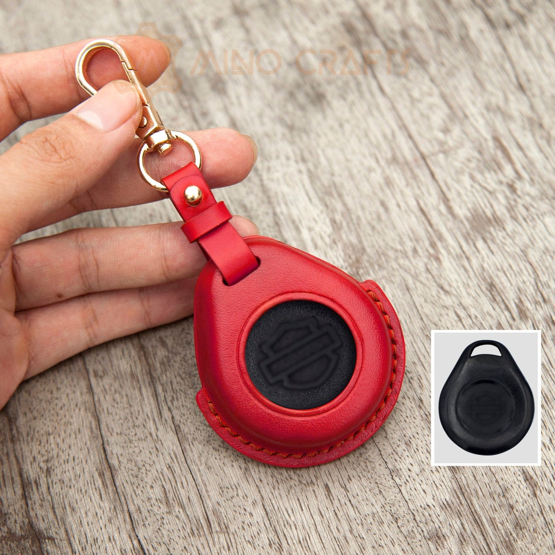 Minocrafts for HL Davidson Key Fob Cover Leather Key Case Compatible HL ...