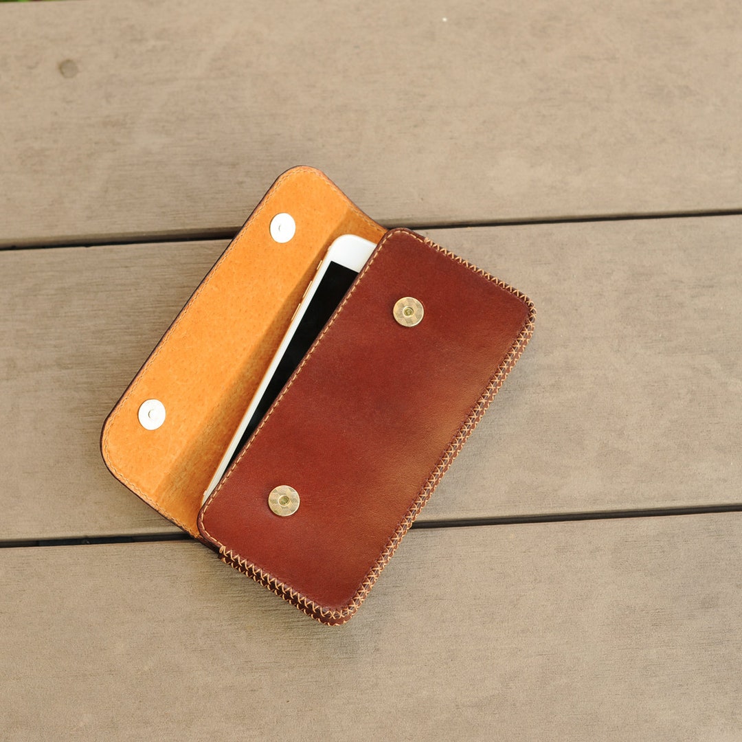 IPhone XR Dual Case Dark Brown Handmade Leather Double iPhone - Etsy