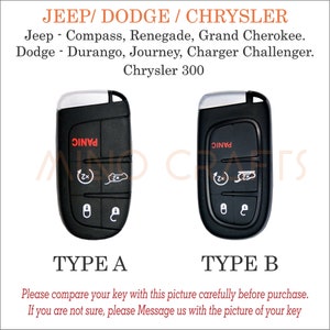 Key Fob Cover for Dodge Key Leather Key Fob Cover Compatible - Etsy