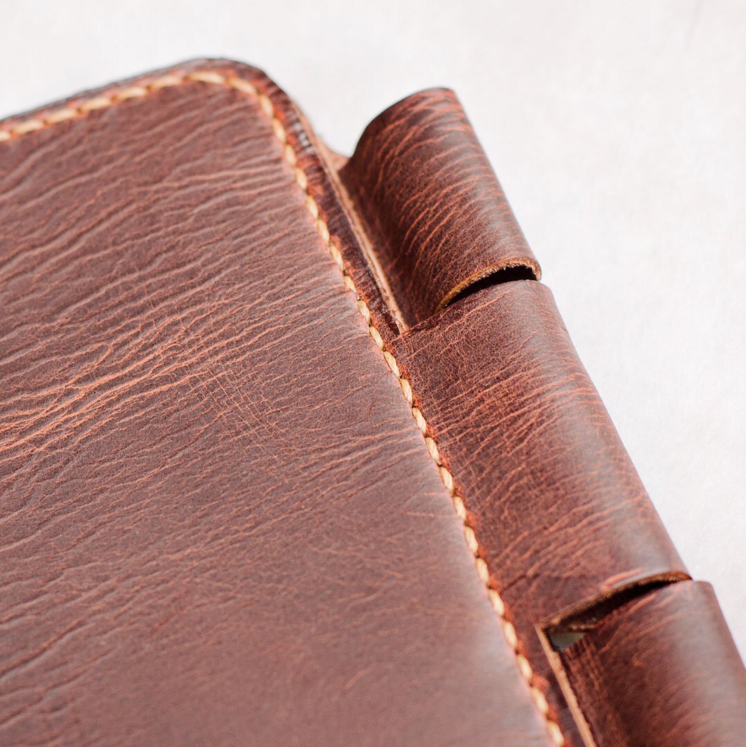 Personalize Field Notes Cover With Card Holder Hand sewing | Etsy