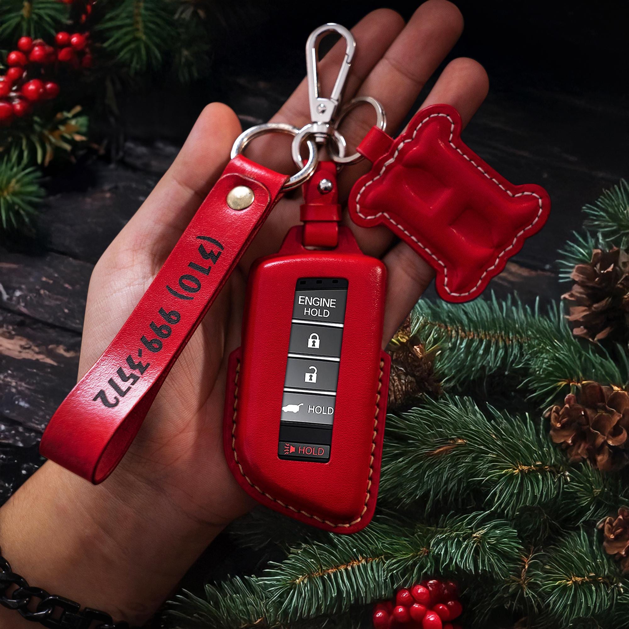 Leather Key Fob Cover for Acura Mdx Cdx Nsx Rdx Rlx Tlx Tlx-l Christmas ...