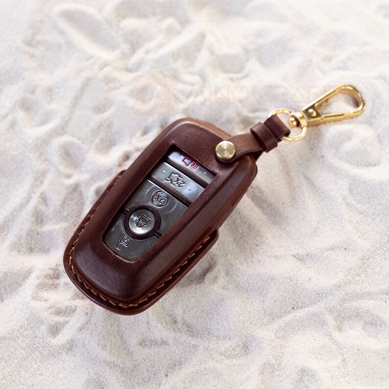 Leather Key Fob Cover Compatible With Ford Bronco Mustang F150 - Etsy