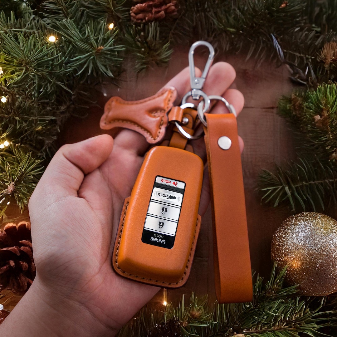 Leather Key Fob Cover for Acura Leather Key Case for Acura Mdx Cdx Nsx ...